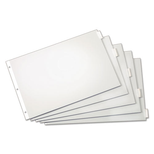 Paper Insertable Dividers, 5-tab, 11 X 17, White, 1 Set – The Aerospace ...