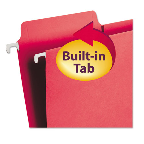 Fastab Hanging Folders, Letter Size, 1-3-cut Tab, Red, 20-box – The ...