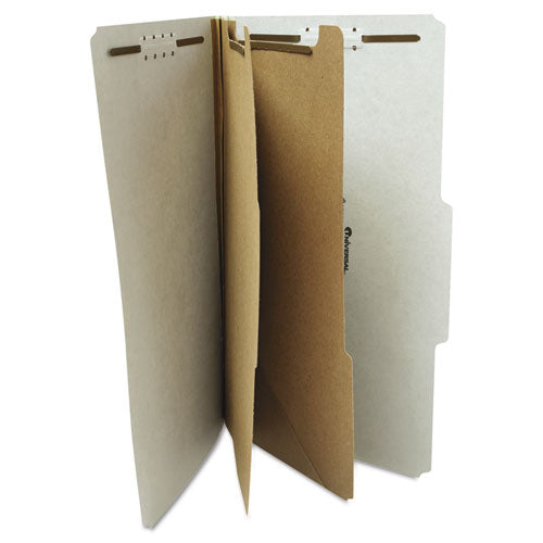 Six--section Pressboard Classification Folders, 2 Dividers, Legal Size ...