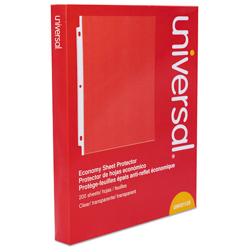 Standard Sheet Protector, Economy, 8 1-2 X 11, Clear, 200-box – The ...